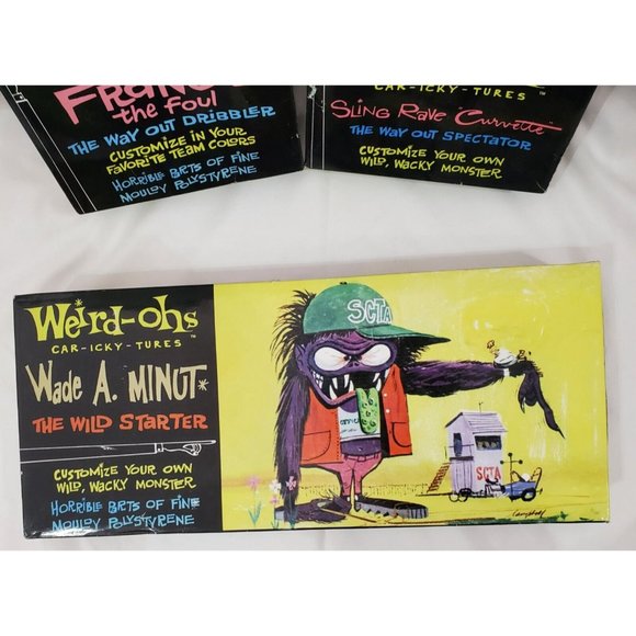 Tony Hawk | Toys | 3 Hawk Weirdohs Model Kits Sling Rave Curvette Wade ...